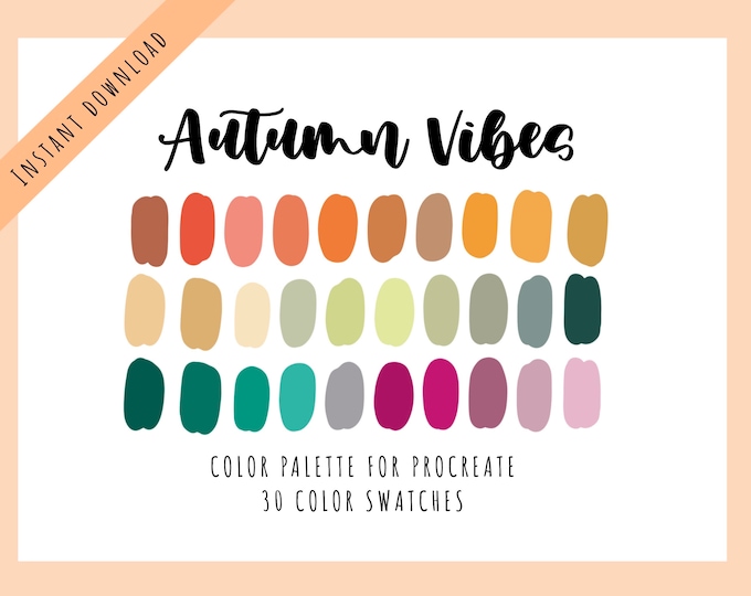 Florida Sunset Procreate Color Palette - Etsy