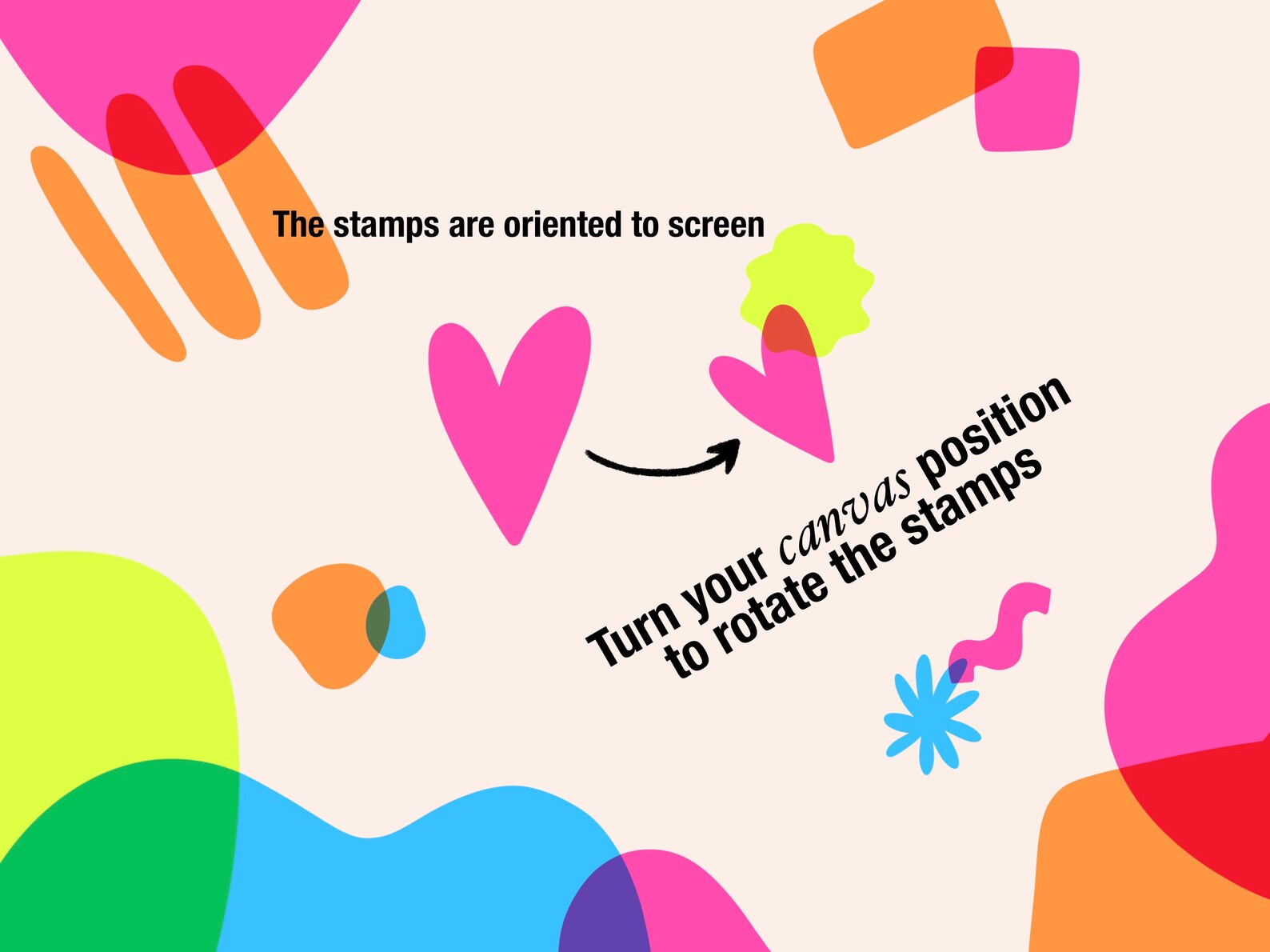 140+ Procreate Riso Shape Stamp Brushes: Risograph, Organic & Simple ...