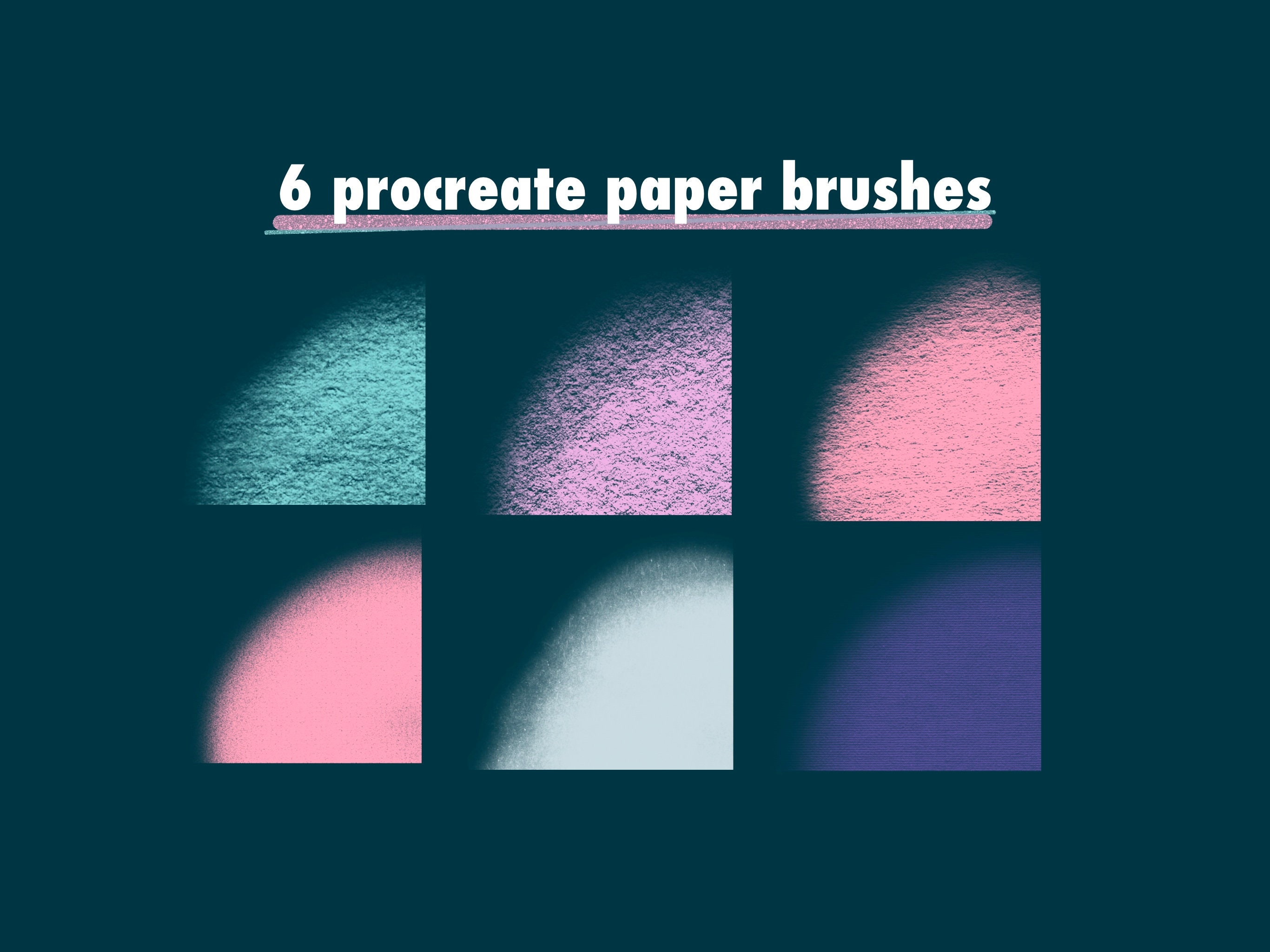 40+ Procreate Riso Brushes | Illustration, Paper & Grain Brush Set ...