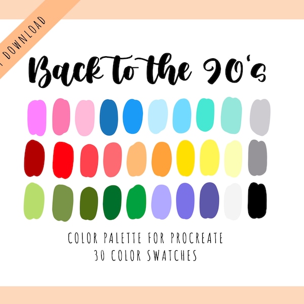 Procreate Swatches - Etsy