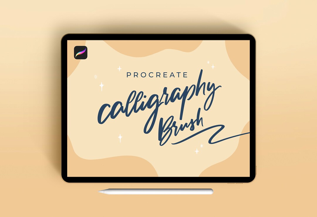 Procreate Calligraphy Brush | Hand Lettering Brush for Procreate ...