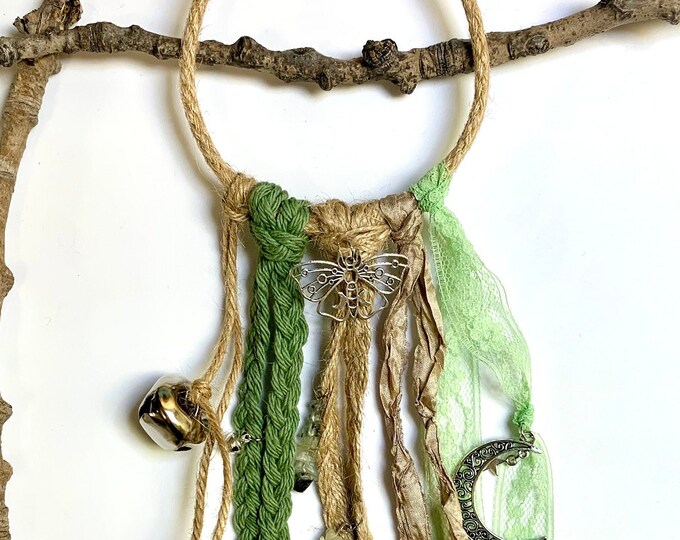 Blessing Bells for Doors - Luna Moth - Witches Door Bells for Home ...