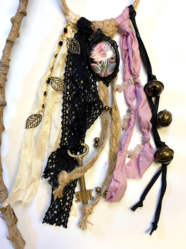 Witches Blessing Bells - Ghost Rose - Sound Cleansing Bells for Home ...