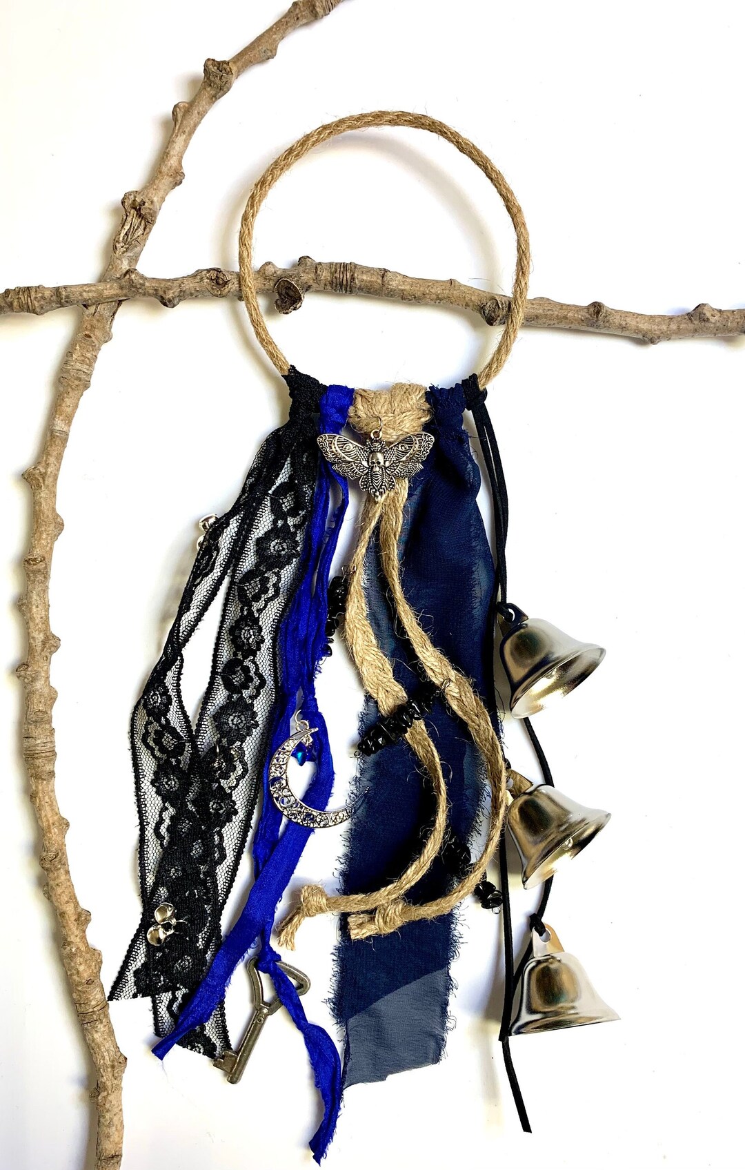 Blessing Bells - Death Head Moth - Witches Door Bells for Home Warding ...