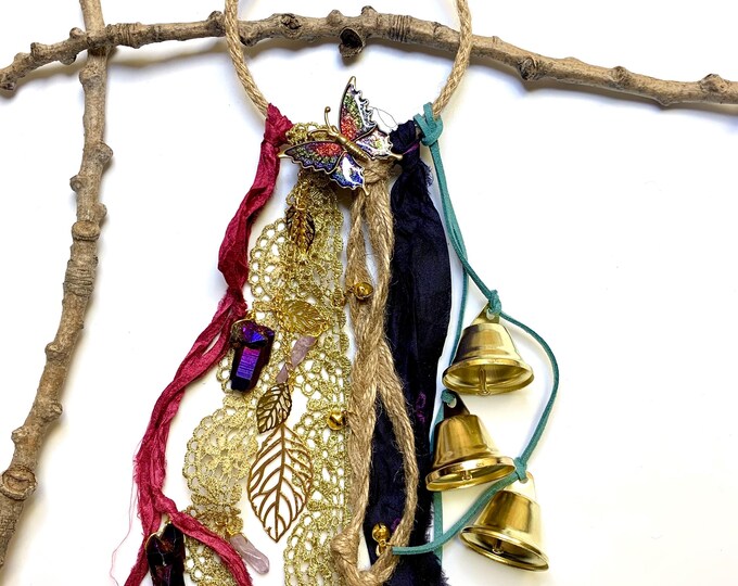 Home Blessing Bells - Butterfly - Sound Cleansing, Wiccan Positive ...
