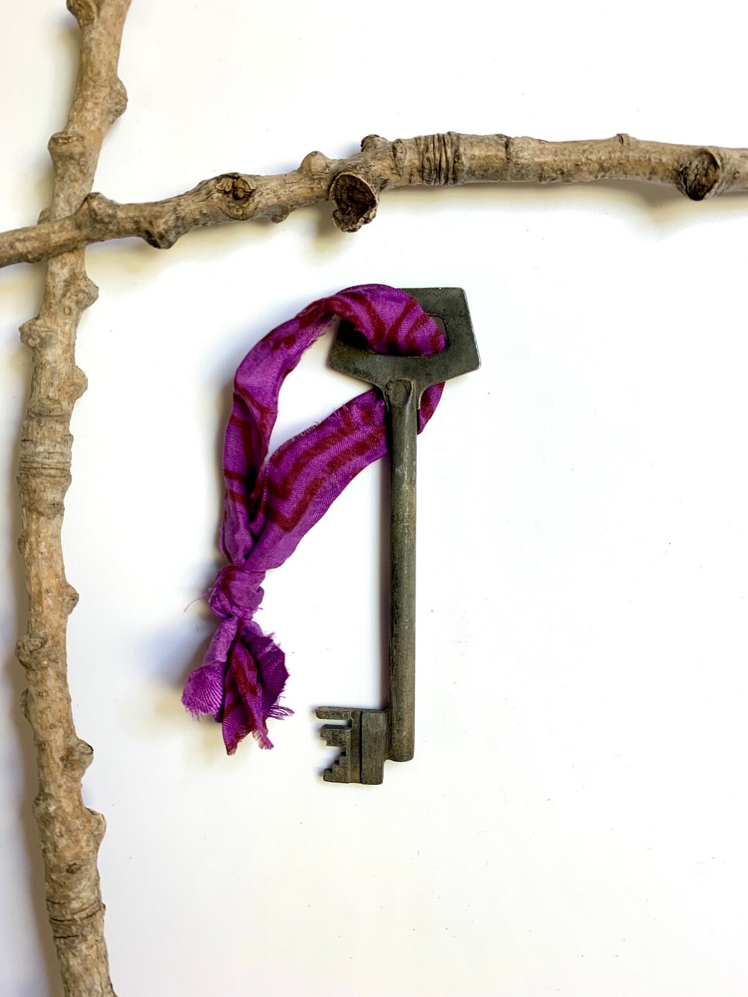 Skeleton Key XL, Tree Decor, Vintage Curiosities, Altar Decoration ...