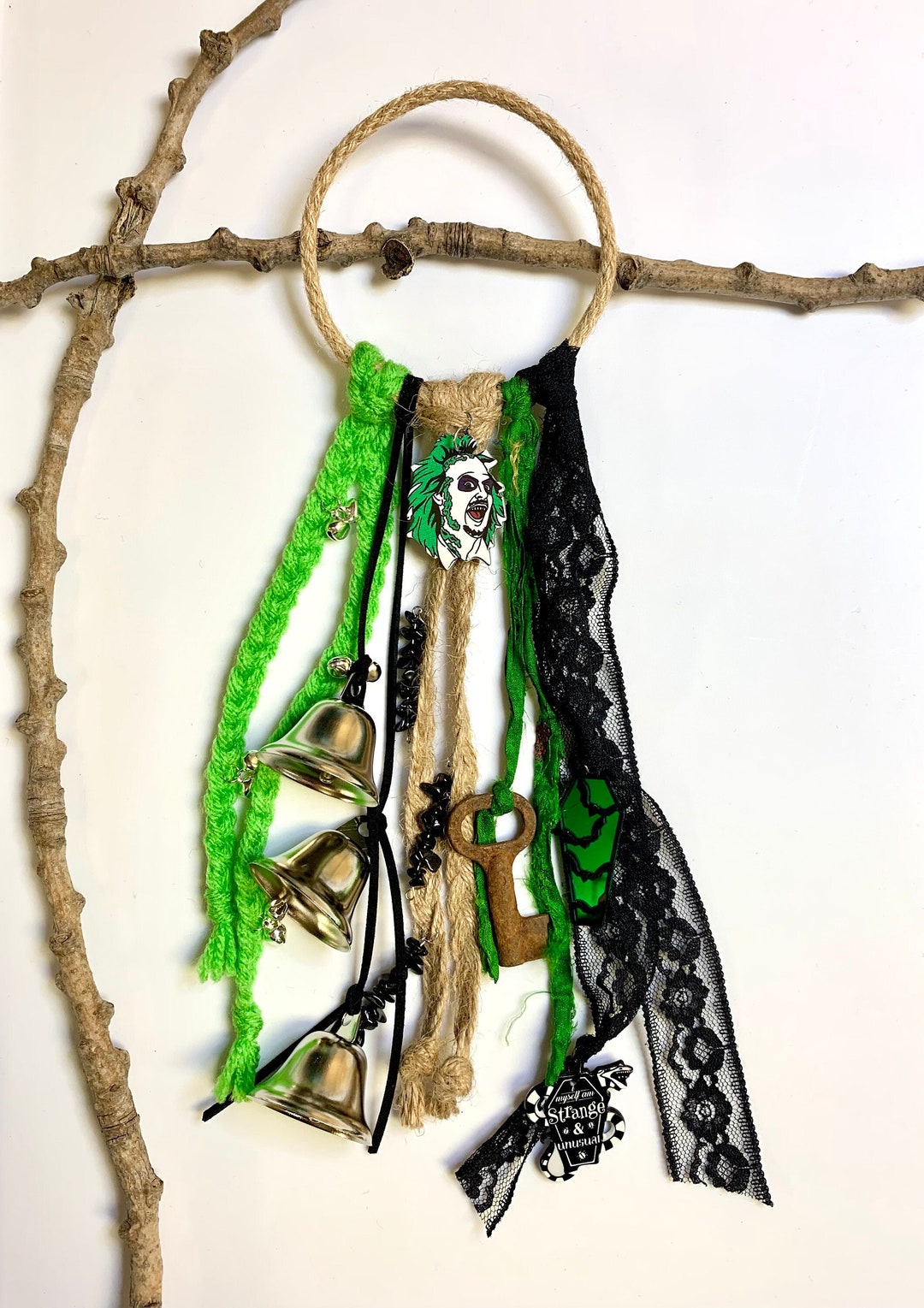 Blessing Bells for Doors - Its Showtime - Witches Door Bells for Home ...