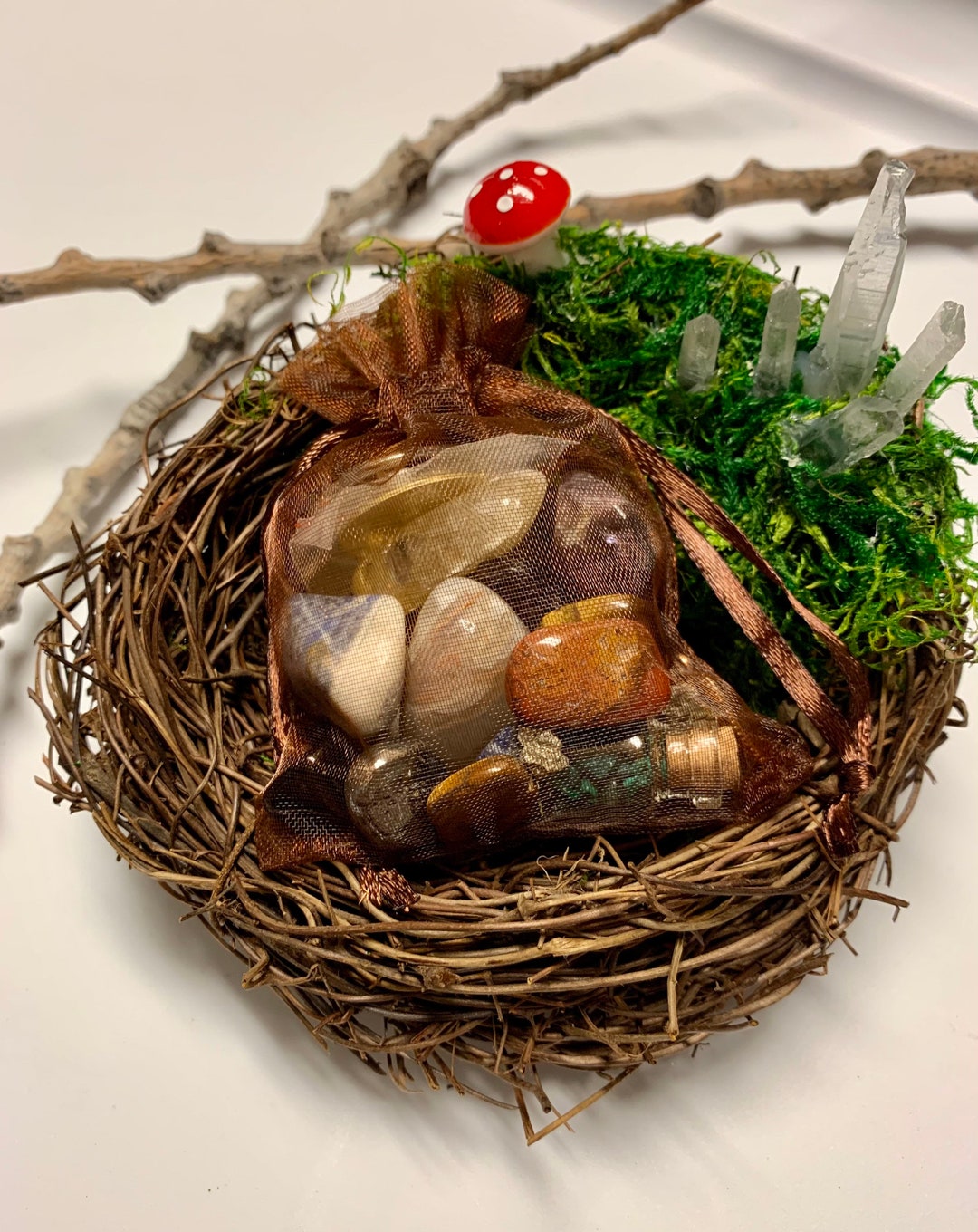 Crystal Confetti With Crows Nest, Witches Confetti, Crows Stash, Fairy ...