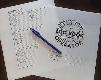 Log Sheets Ham Radio - Etsy