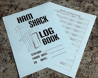Ham Radio Log Book | Etsy