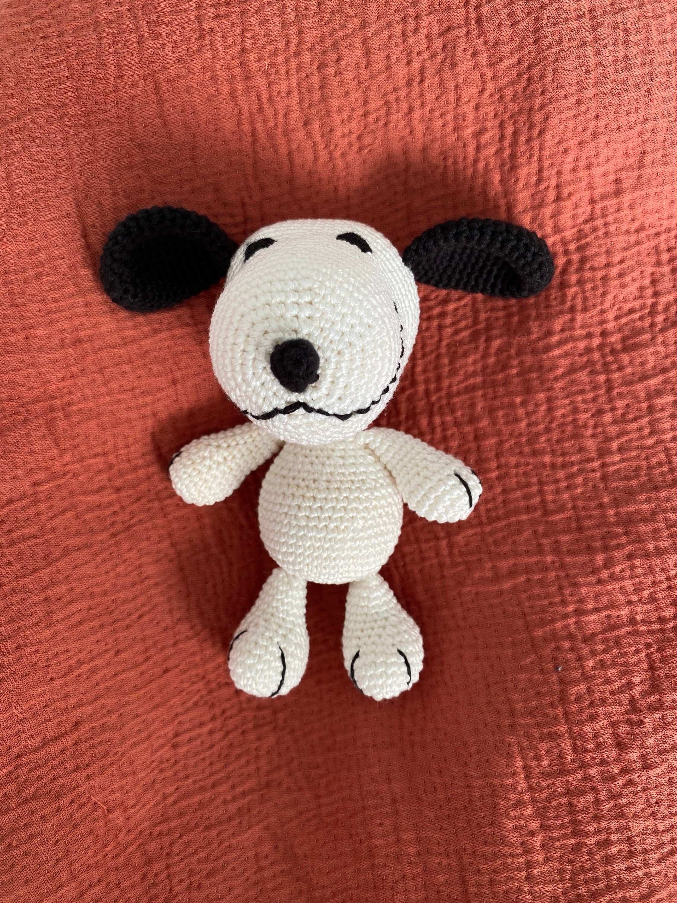 Snoopy. Amigurumi Spielzeug, handgemachtes gehäkeltes Plüsch, Stofftier ...