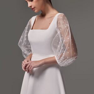 Midi Wedding Dress EDISON. Crepe Wedding Dress Casual Wedding Dress ...