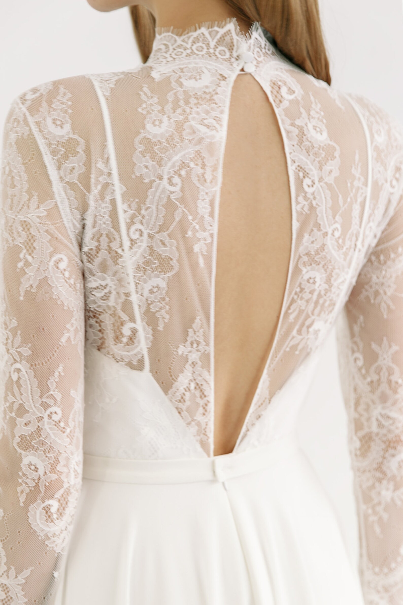 Boho Wedding Dress MICHELLE. Modest Wedding Dress Winter | Etsy