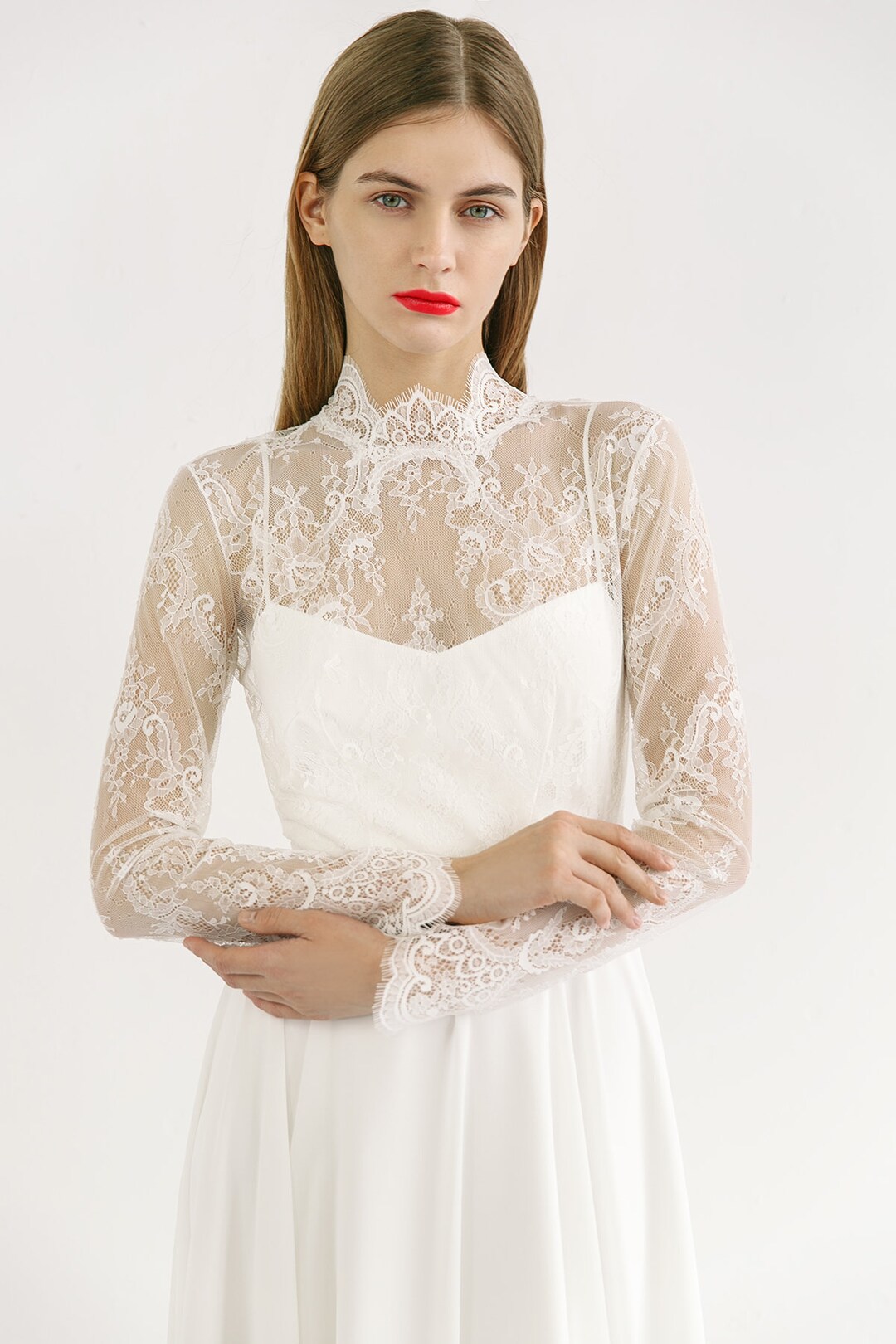 Boho Wedding Dress MICHELLE. Modest Wedding Dress Winter - Etsy