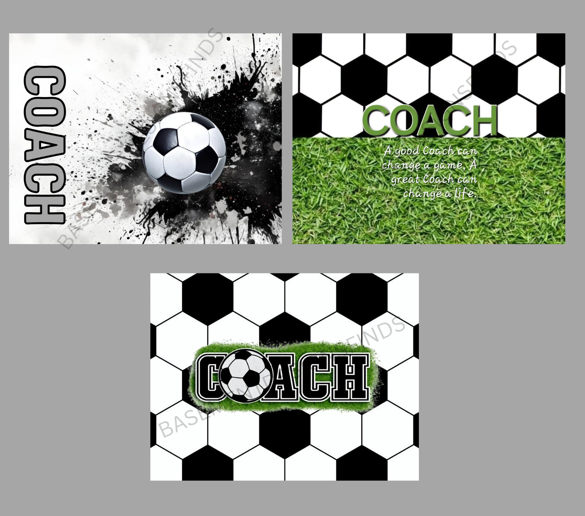 Soccer Coach 20oz Tumbler Wrap: Inspirational Design (PNG Digital ...