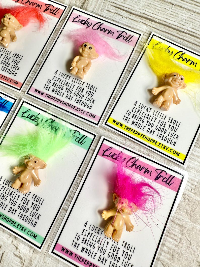 Lucky Troll Charm: Pocket Good Luck Gift - Etsy