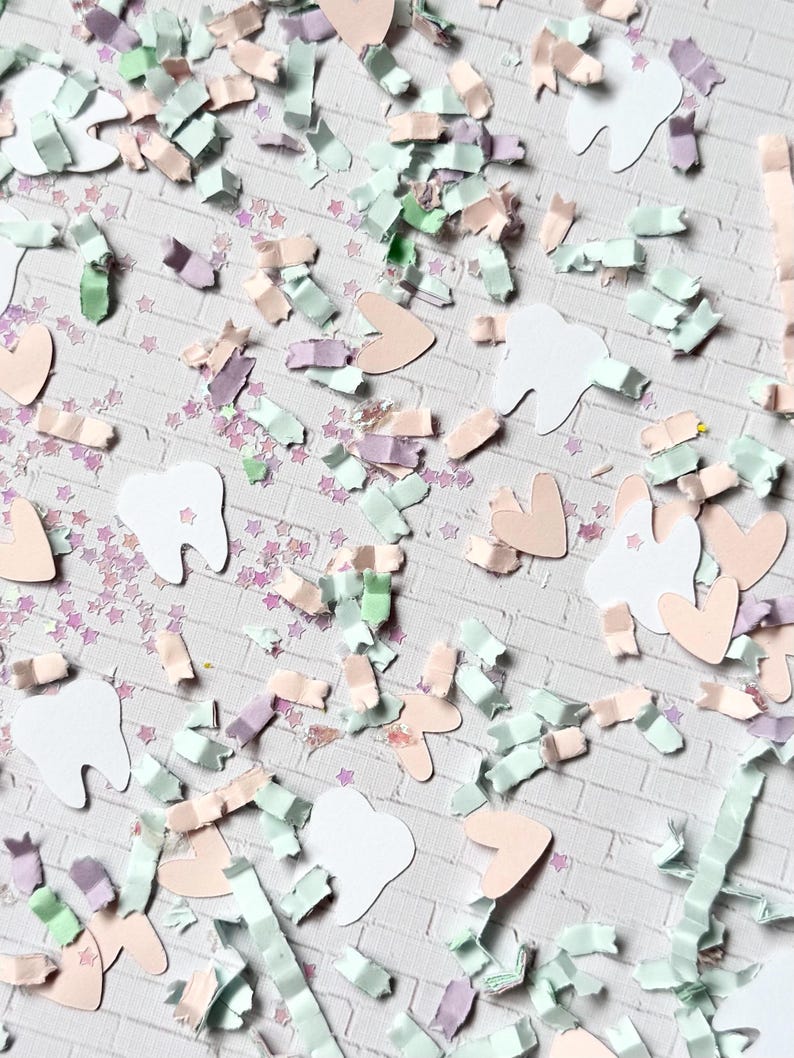 Tooth Fairy Confetti: Pastel Party Table Decorations - Etsy