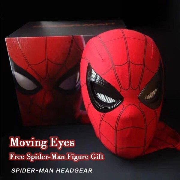 Spiderman Mask Moving Eyes - Etsy
