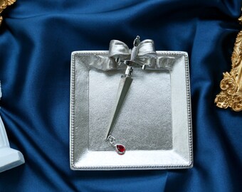 Sword Earrings Through Ear - Etsy