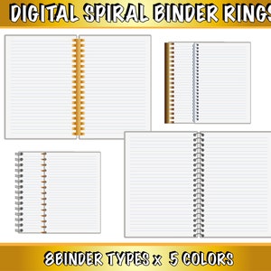 Digital Planner Rings, Metal Digital Binder Rings for Planner, Notebook ...