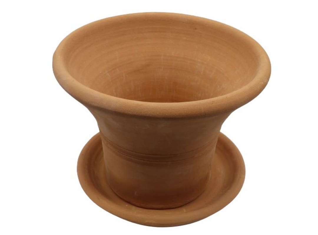 Handmade Pottery Clay Planter, Natural Terracotta Plant Pot, Flower ...