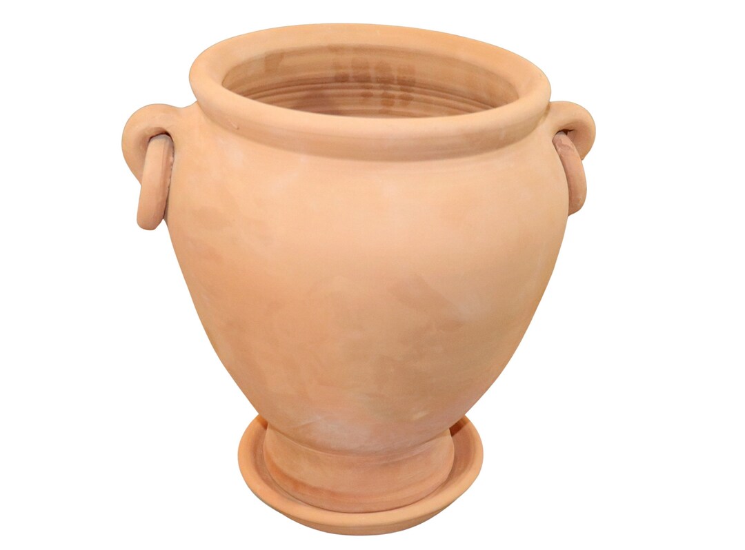 Handmade Pottery Clay Planter, Natural Terracotta Plant Pot, Flower ...