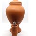 Terracotta Clay Dispenser, Handcrafted Earthen Clay Water Pot With Lid ...