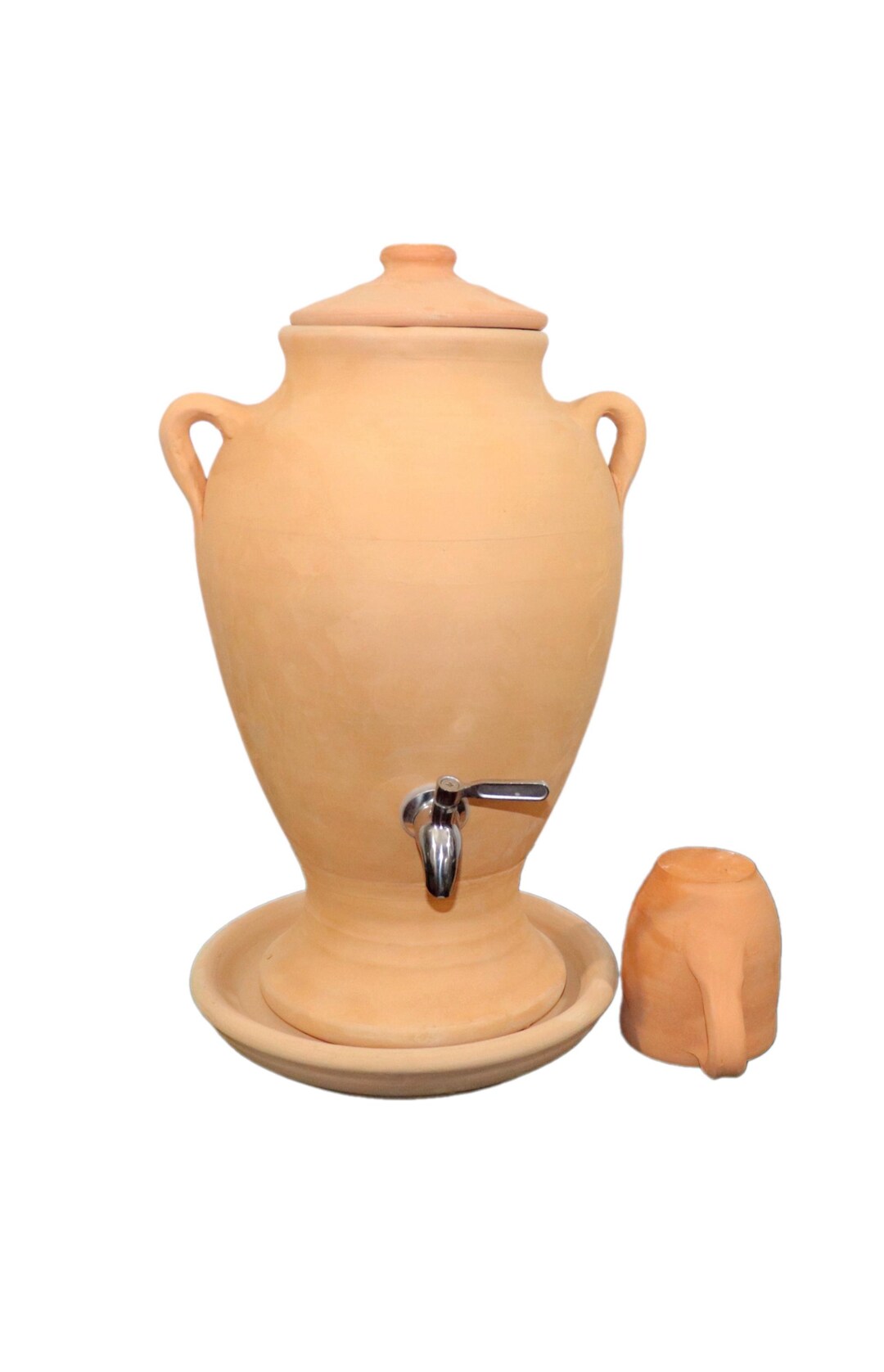 Terracotta Dispenser, Clay Dispenser Vessel ,handcrafted Earthen Clay ...