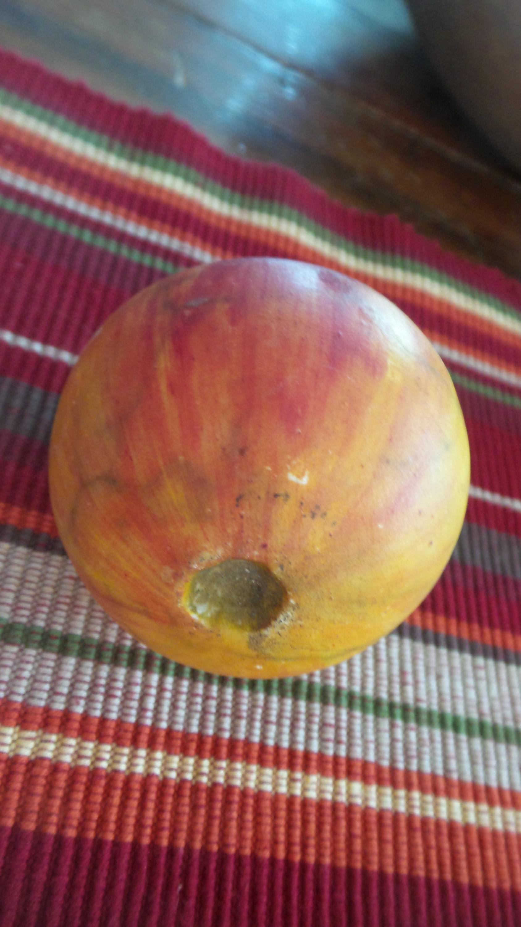 Antique STONE FRUIT APPLE, Best Old Color, Primitive, Farmhouse, for a ...