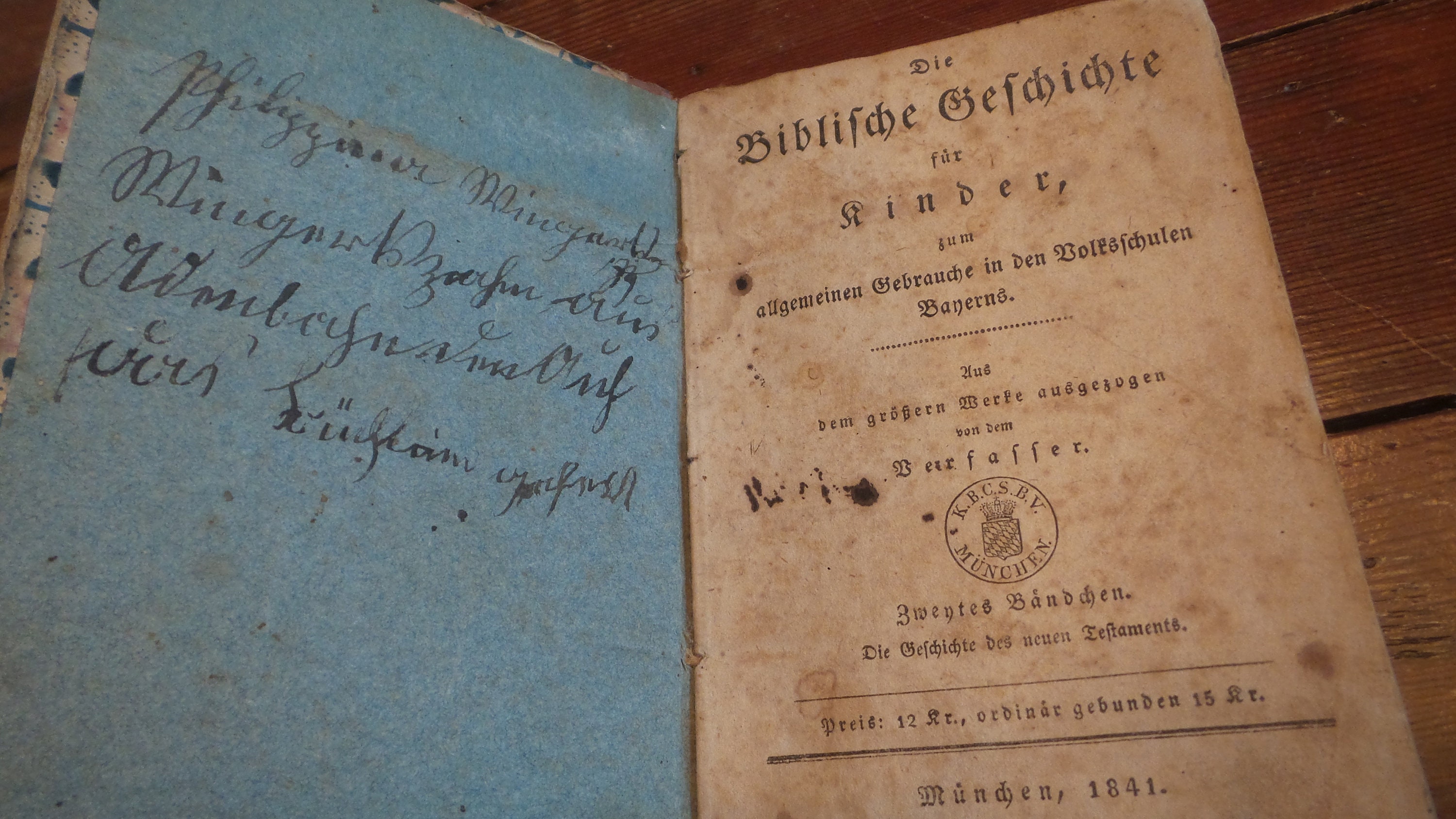 Antique 1841 BIBLE STORIES for CHILDREN Book, Early Primitive Cover ...