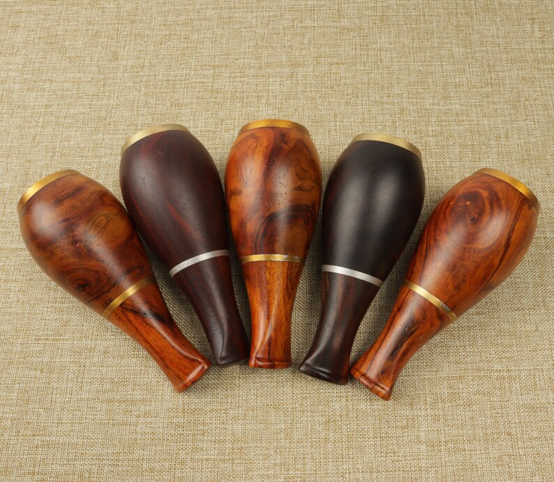 Cigar Holder Wood Cigar Mouthpiece Pipe 4 Sizes , Smoking Pube Cigar ...
