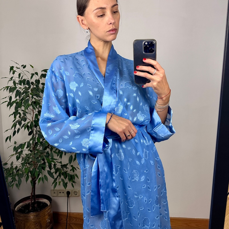 Sheer Robe - Etsy