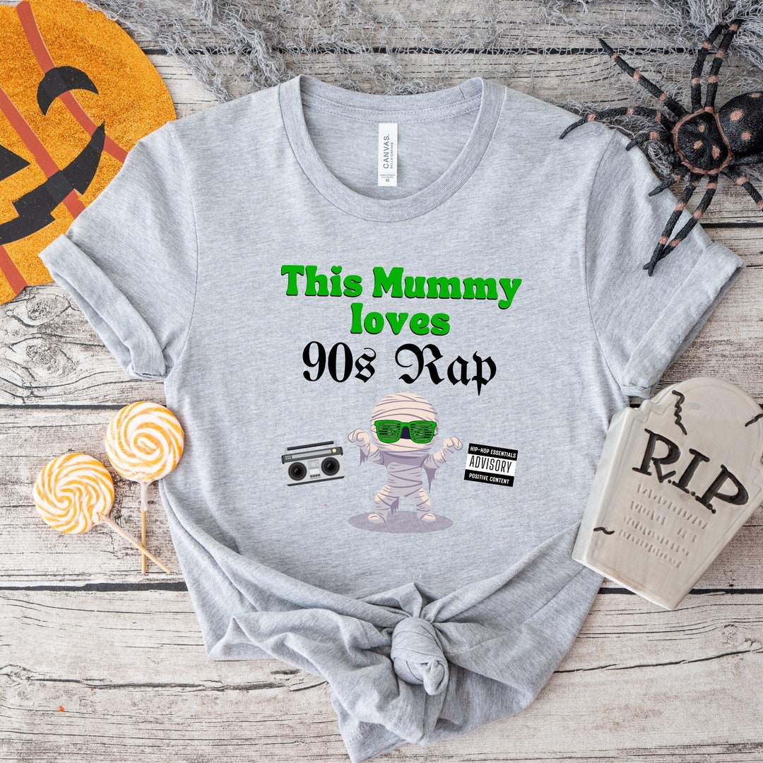90s Rap Mummy Halloween Mom Shirt - Funny Mama Tee - Etsy