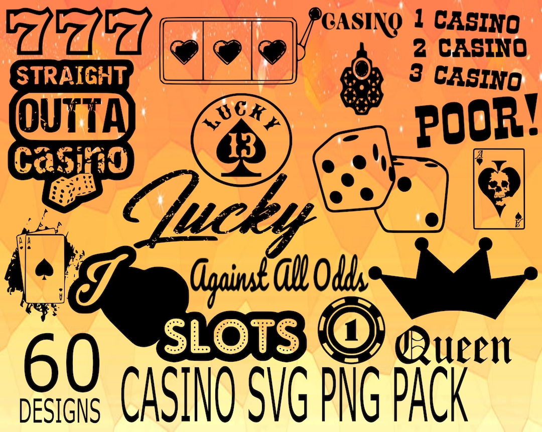 Casino SVG PNG Design Bundle Cricuit Design Pack Cricuit Casino Svg Png ...