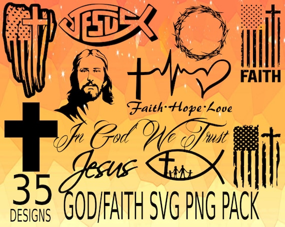 God Jesus Faith SVG PNG Vector Christian Svg Png Praying | Etsy