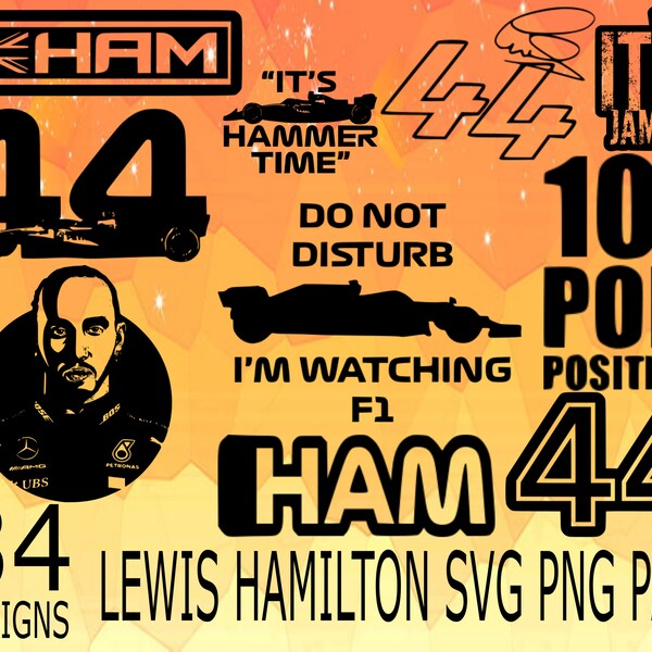 Lewis Hamilton Logo Svg - Etsy