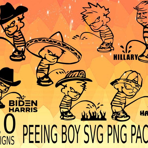 Svg Little Boy Peeing - Etsy