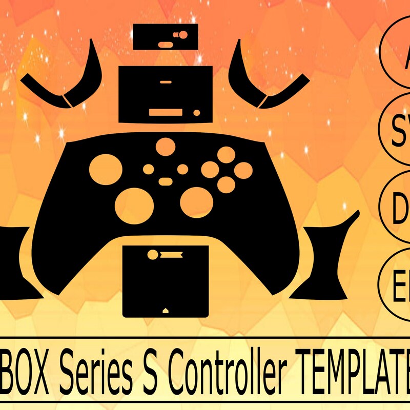 Xbox Controller Template - Etsy