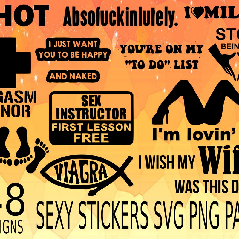 Sexy Stickers Etsy