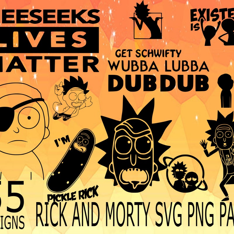 Rick and Morty Svg - Etsy