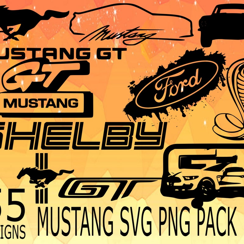 Mustang Svg - Etsy