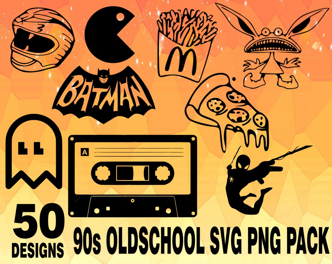 Arcade Oldschool Designs SVG PNG Design Bundle Cricuit Design Pack ...