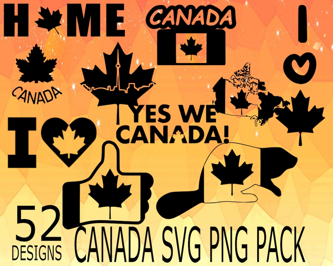 Canada SVG, PNG Vector Love Canada Svg Png, I Am Canadian Svg Png ...