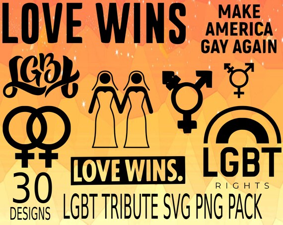 LGBT rights SVG PNG Design bundle stickers design pack cricuit | Etsy