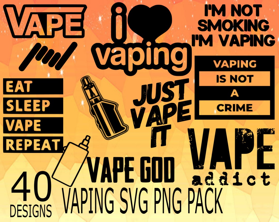 Vaping SVG PNG Cricuit Bundle, Svg Png Pack, Vape God, Love Vaping ...
