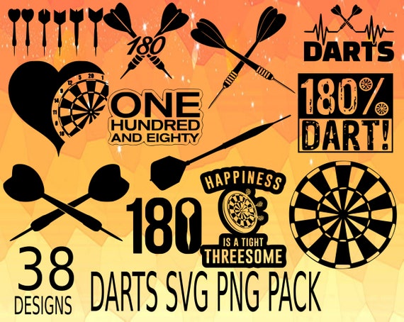Darts SVG PNG Design Bundle Cricuit Design Pack Love Darts Svg | Etsy
