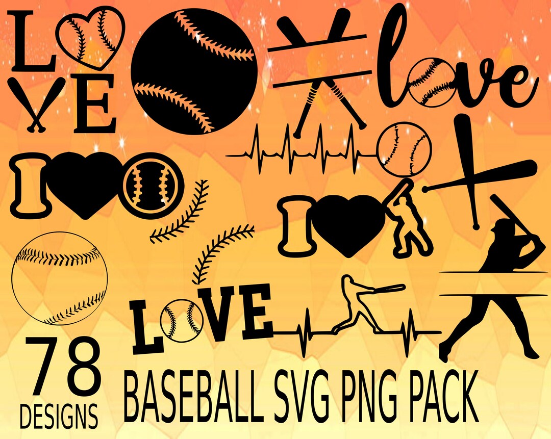 Baseball SVG PNG Design Bundle Cricuit Design Pack Baseball Svg Vector ...
