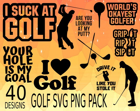 Golf SVG PNG Design Bundle Cricuit Design Pack Love Golf Svg | Etsy