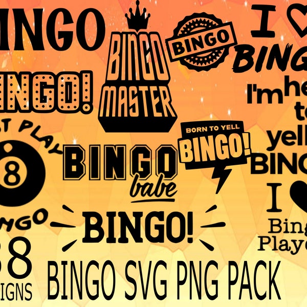 Bingo Svg - Etsy