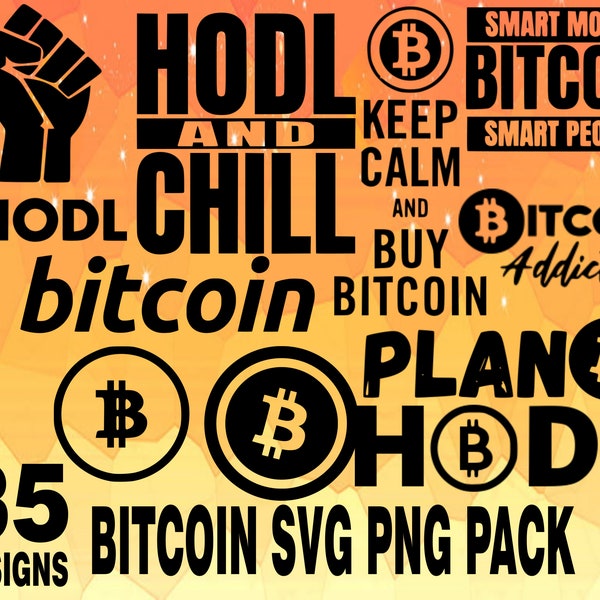 Bitcoin Svg - Etsy